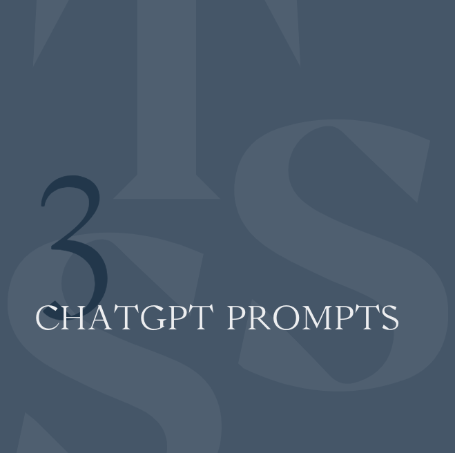 3 ChatGPT prompts I swear by for marketing | Showit Blog